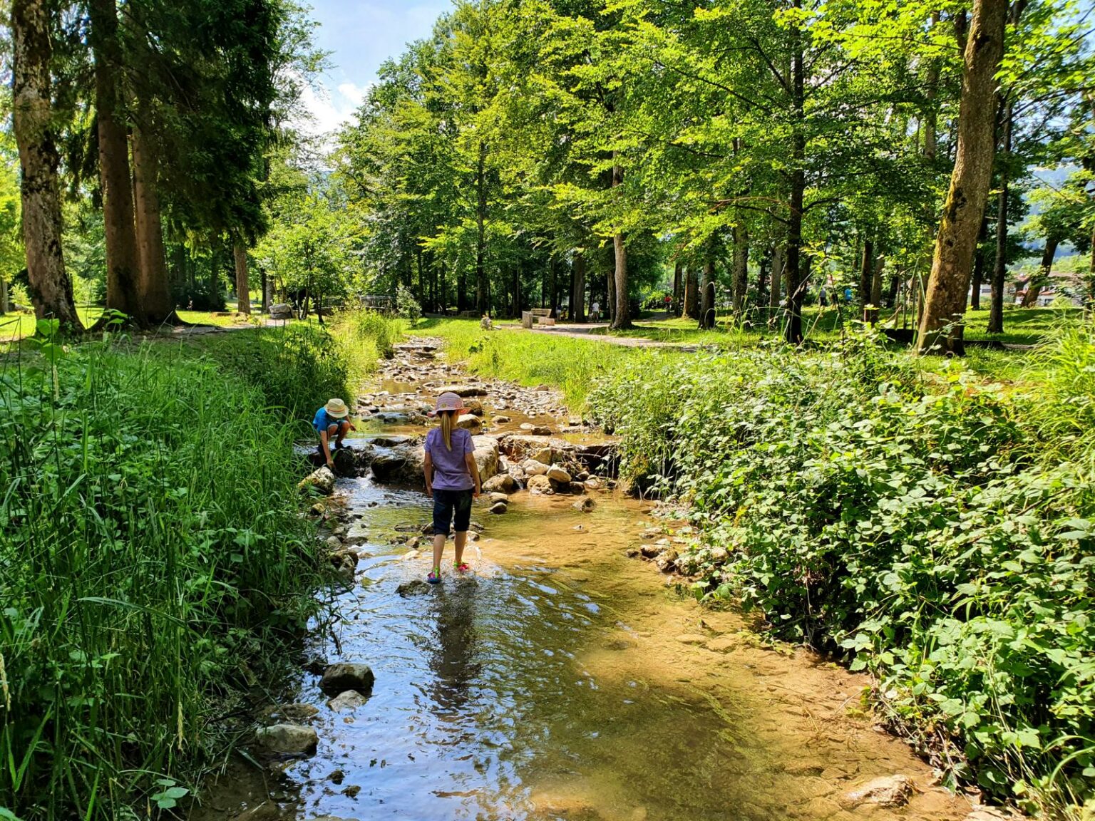 Der "Was(s)erleben Themenrundweg" in Bad Feilnbach - Ich spring im Dreieck